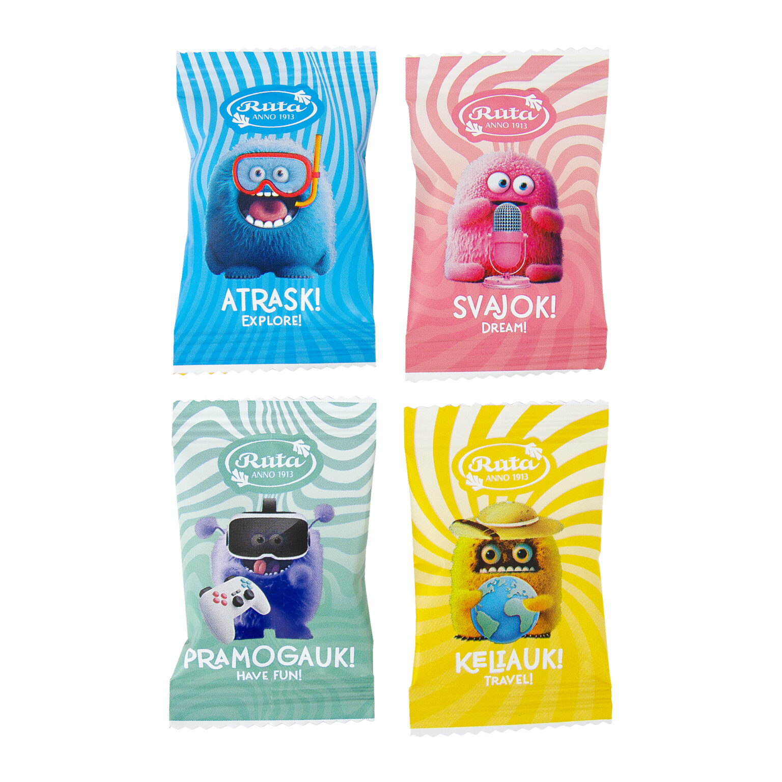 Saldainiai – Saldainių fabrikas „Rūta“